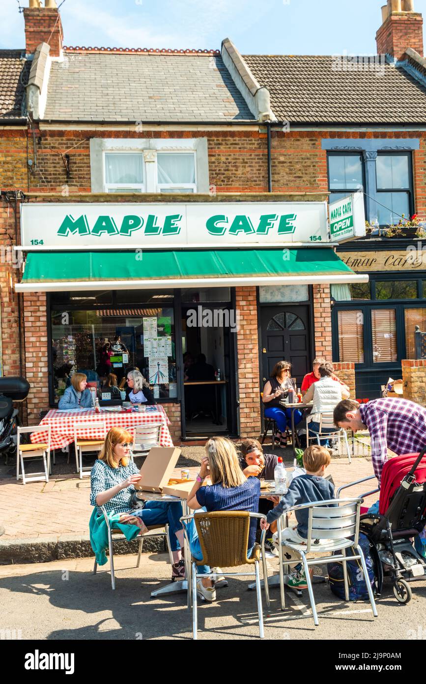 London, Penge, United Kingdom - April 30, 2022: Maple Road Market (a ...