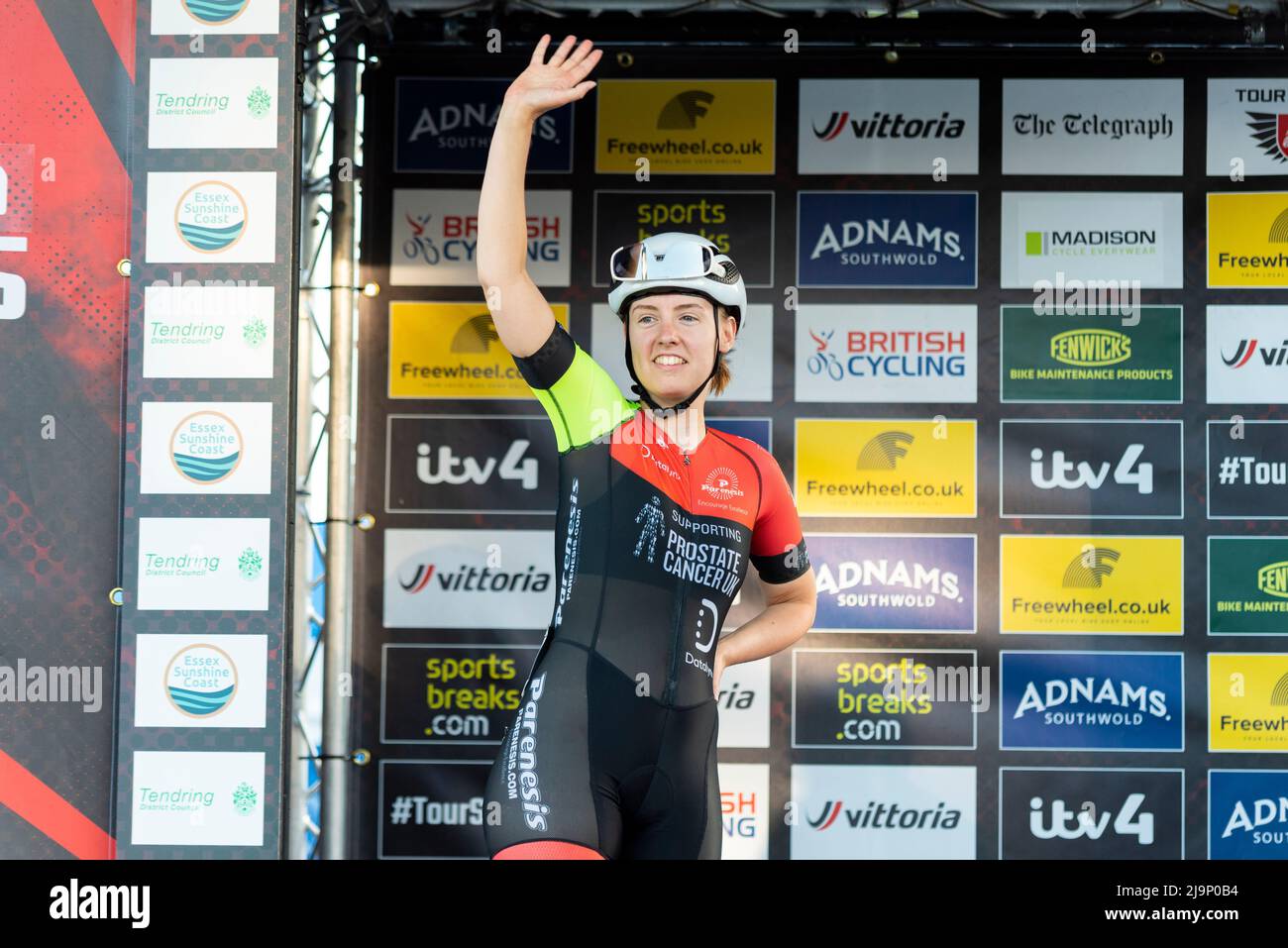Laura Cheesman of Datalynx on podium in the Sportsbreaks Tour Series ...