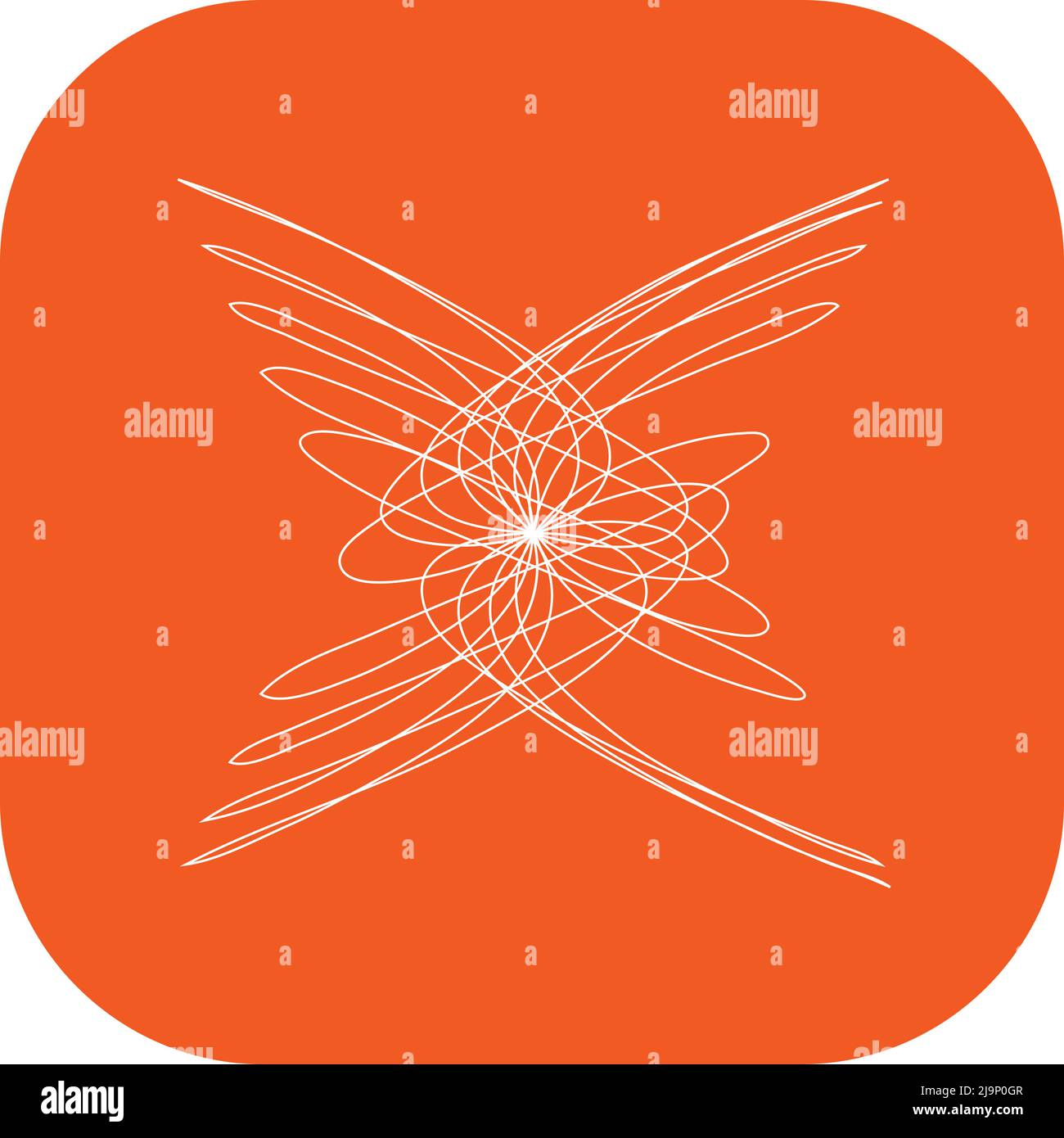 Abstract line drawing, line art formation, structure . Stock vector ...