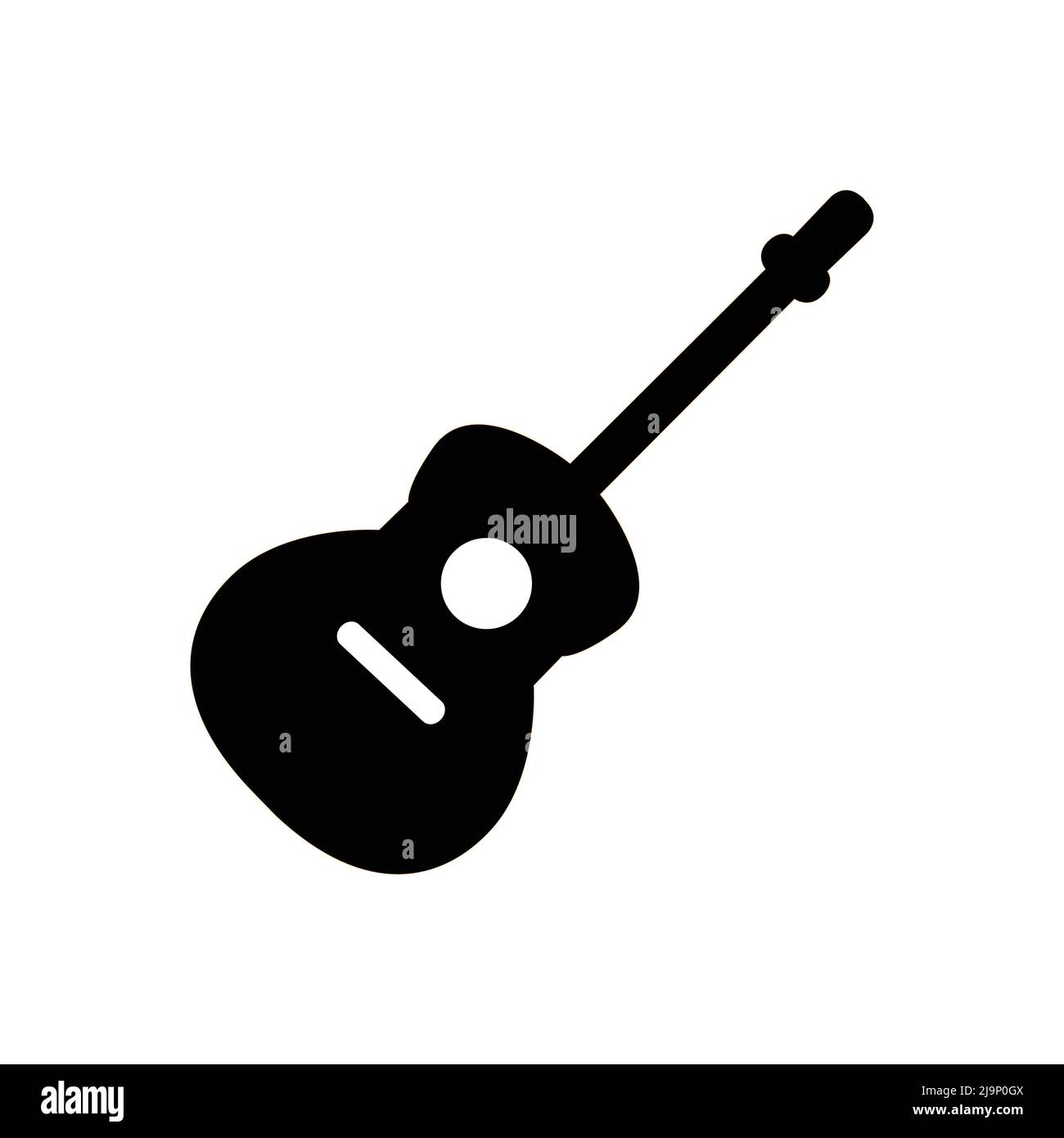 guitar icon symbol. on white background Stock Vector Image & Art - Alamy