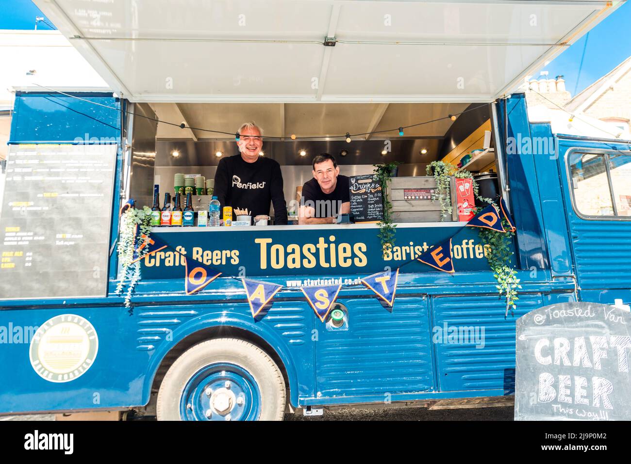 London, Penge, United Kingdom - April 30, 2022: Maple Road Market (a ...