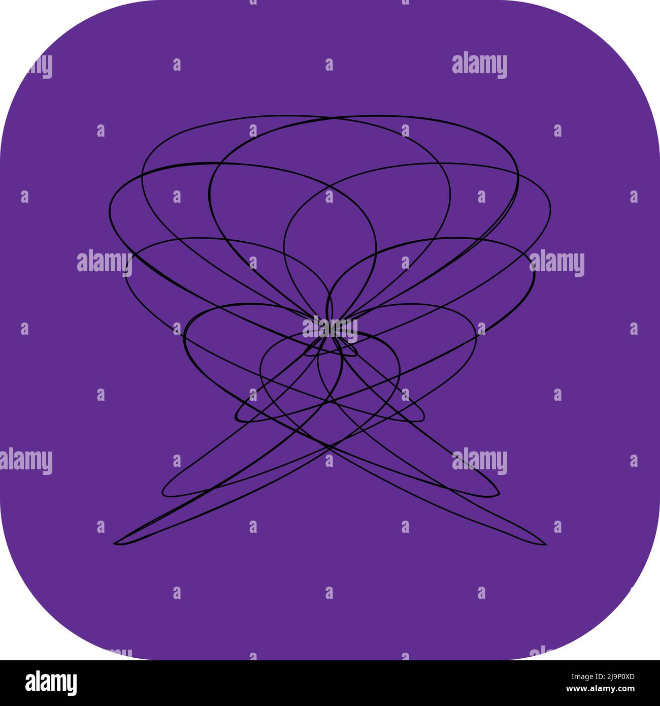 Abstract line drawing, line art formation, structure . Stock vector ...