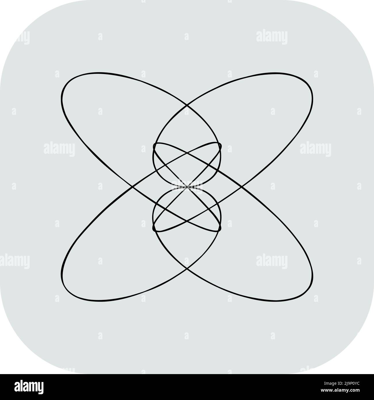 Abstract line drawing, line art formation, structure . Stock vector ...