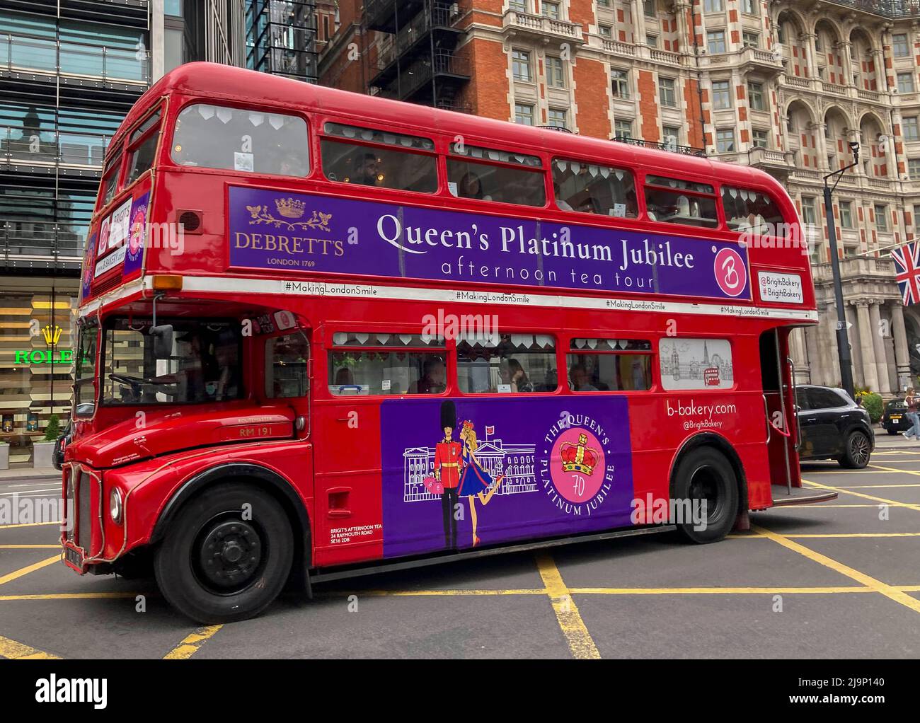A special BB bakery Queen's Platinum Jubilee afternoon tea tour on a ...