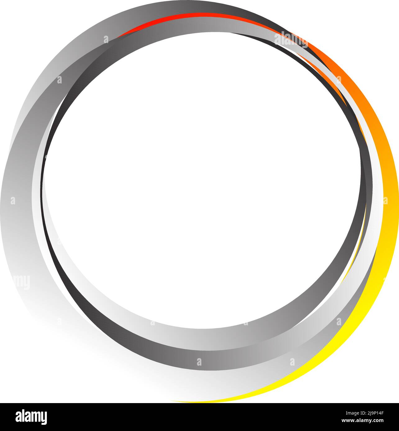 Random circles, rings circular element. Stock vector illustration, clip ...