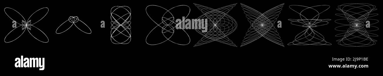 Abstract line drawing, line art formation, structure . Stock vector ...