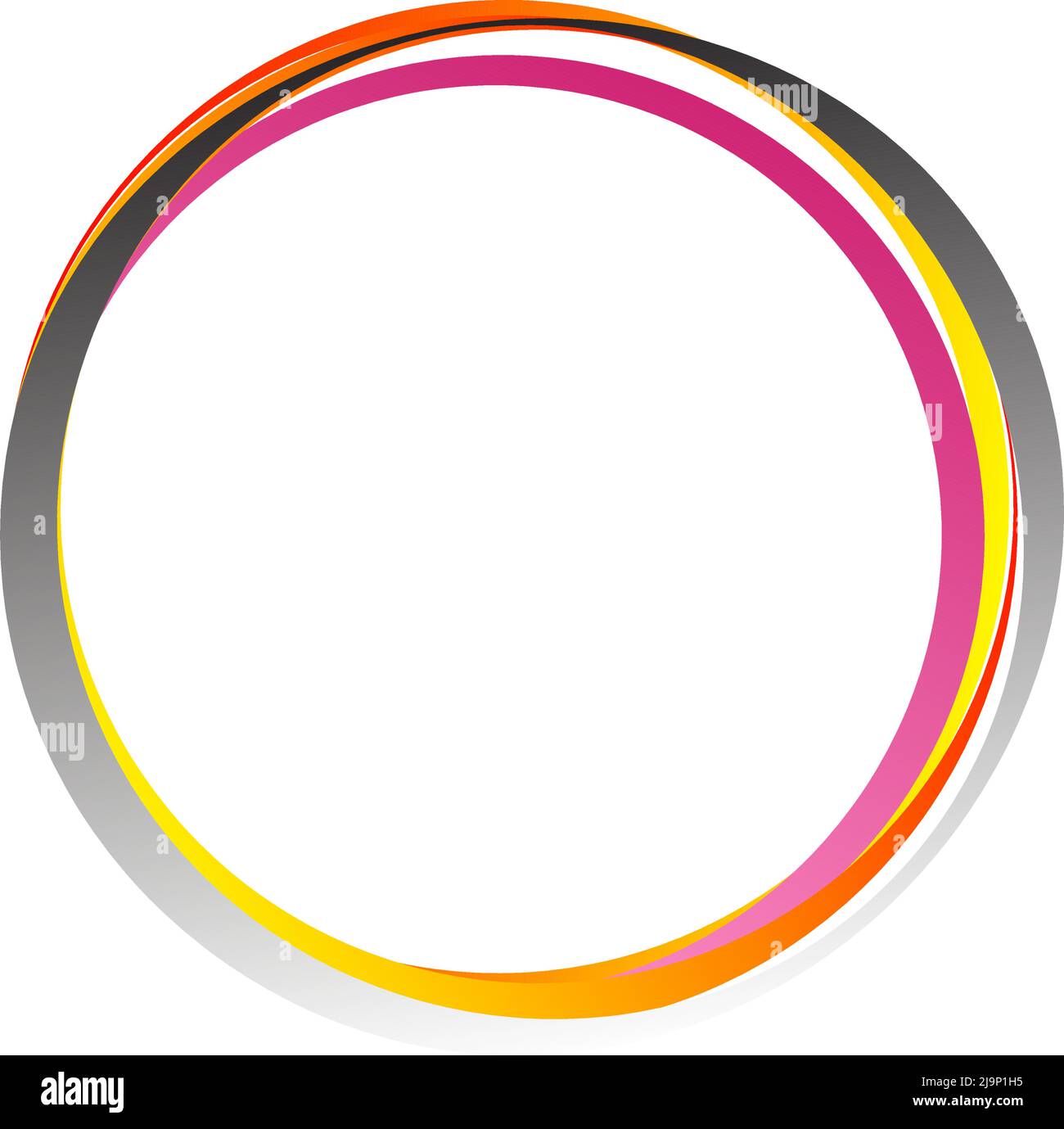 Random circles, rings circular element. Stock vector illustration, clip ...