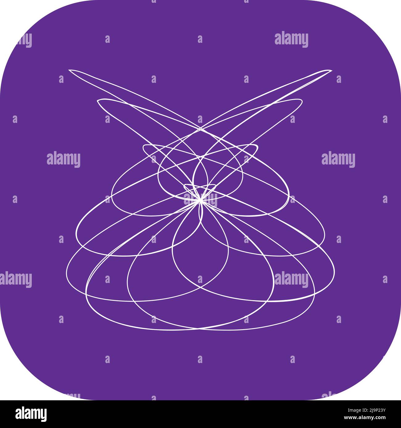 Abstract line drawing, line art formation, structure . Stock vector ...