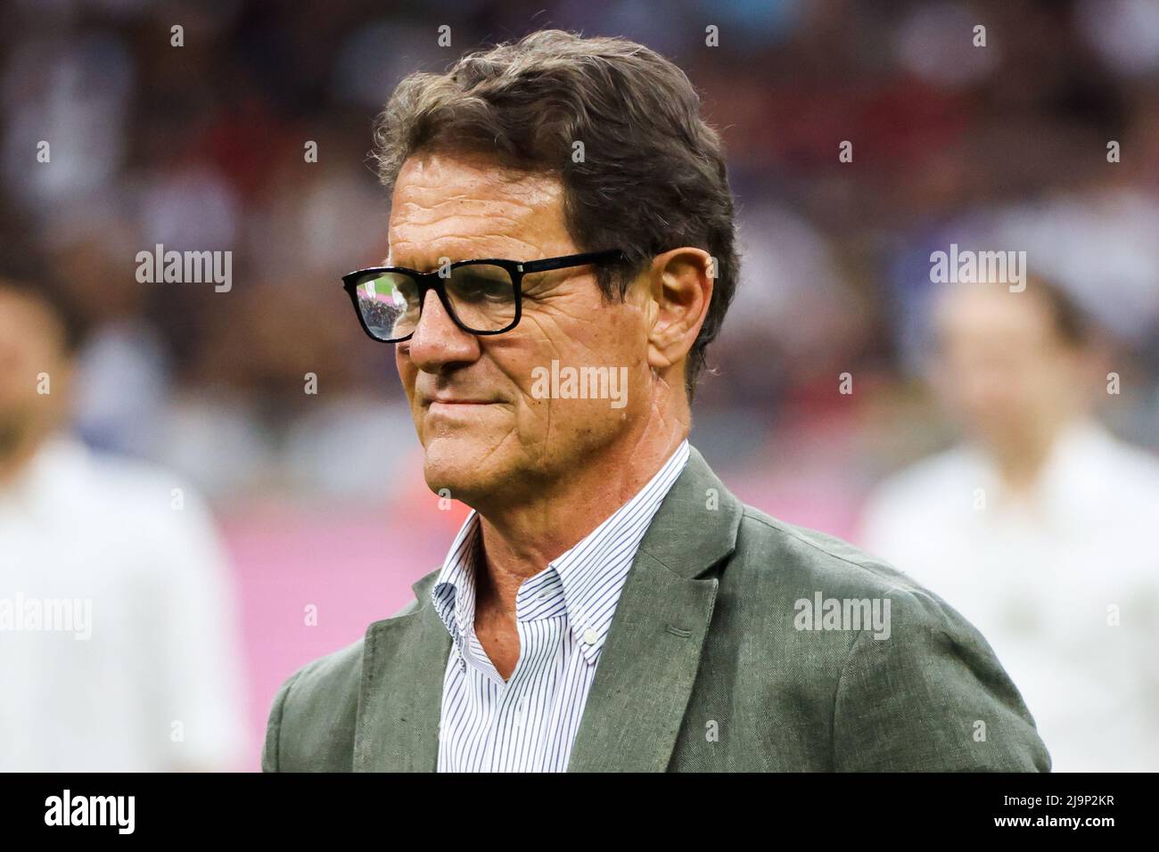Fabio Capello is seen at Integration Heroes match held in Giuseppe ...