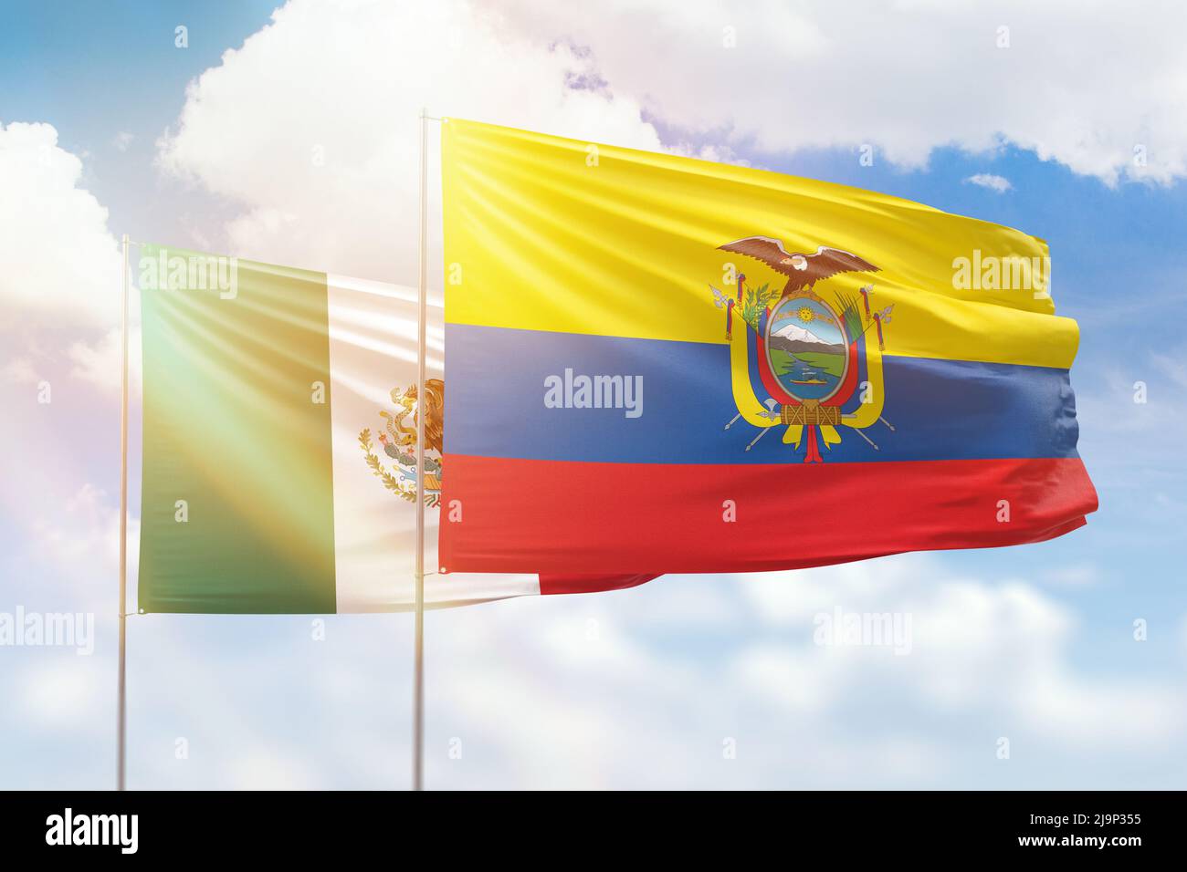 Ecuador mexico flag hi-res stock photography and images - Alamy