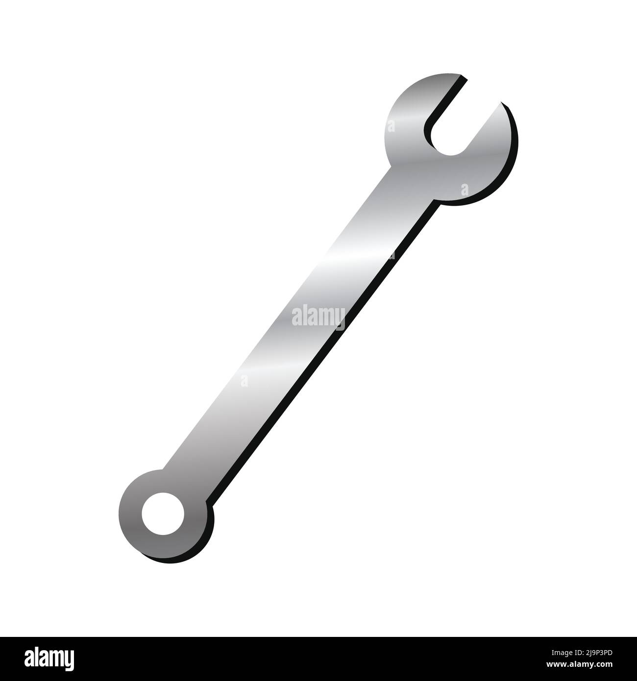 spanner tool vector illustration. on white background Stock Vector ...
