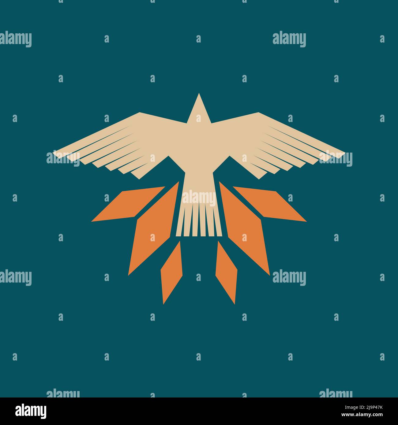 Christian illustration. A dove in a flame of fire is a symbol of the ...