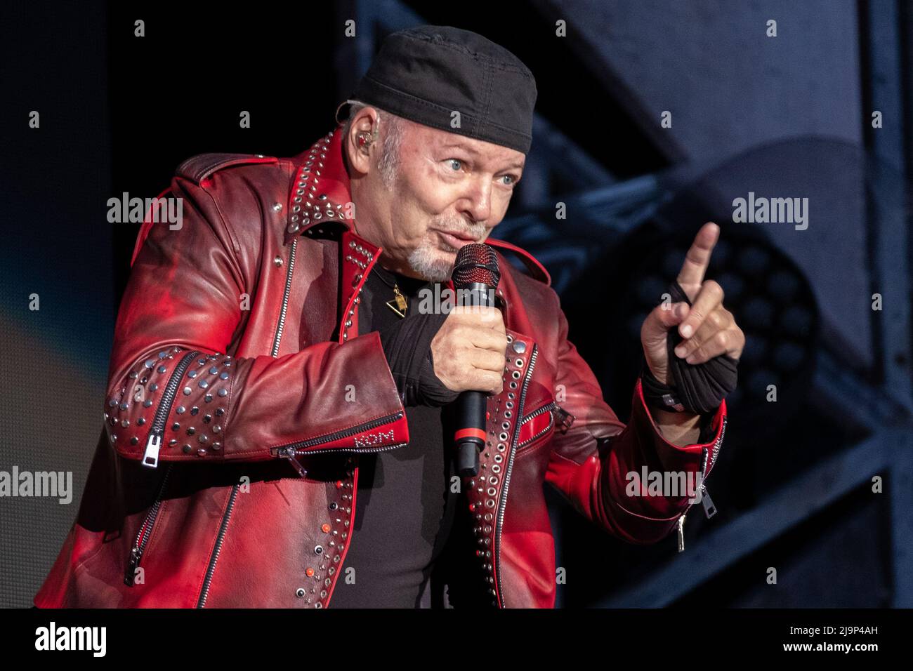 Racecourse SNAI La Mura, Milan, Italy, May 24, 2022, Vasco Rossi during ...