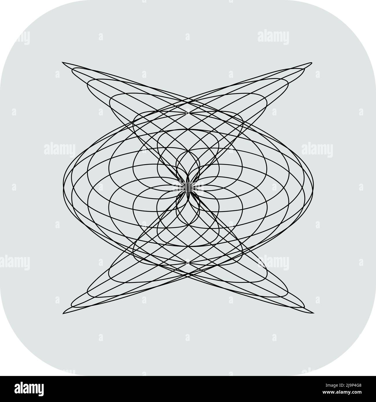 Abstract line drawing, line art formation, structure . Stock vector ...
