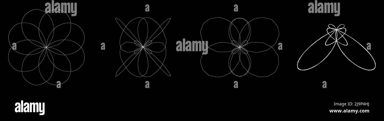 Abstract line drawing, line art formation, structure . Stock vector ...