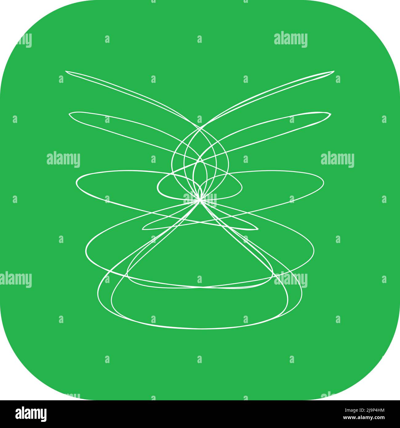 Abstract line drawing, line art formation, structure . Stock vector ...