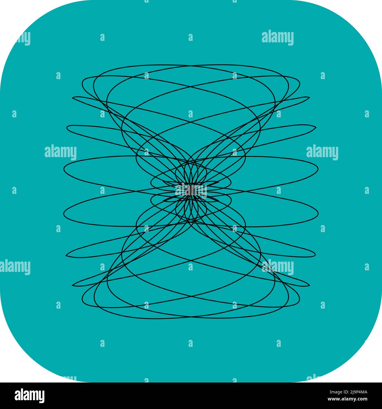 Abstract line drawing, line art formation, structure . Stock vector ...
