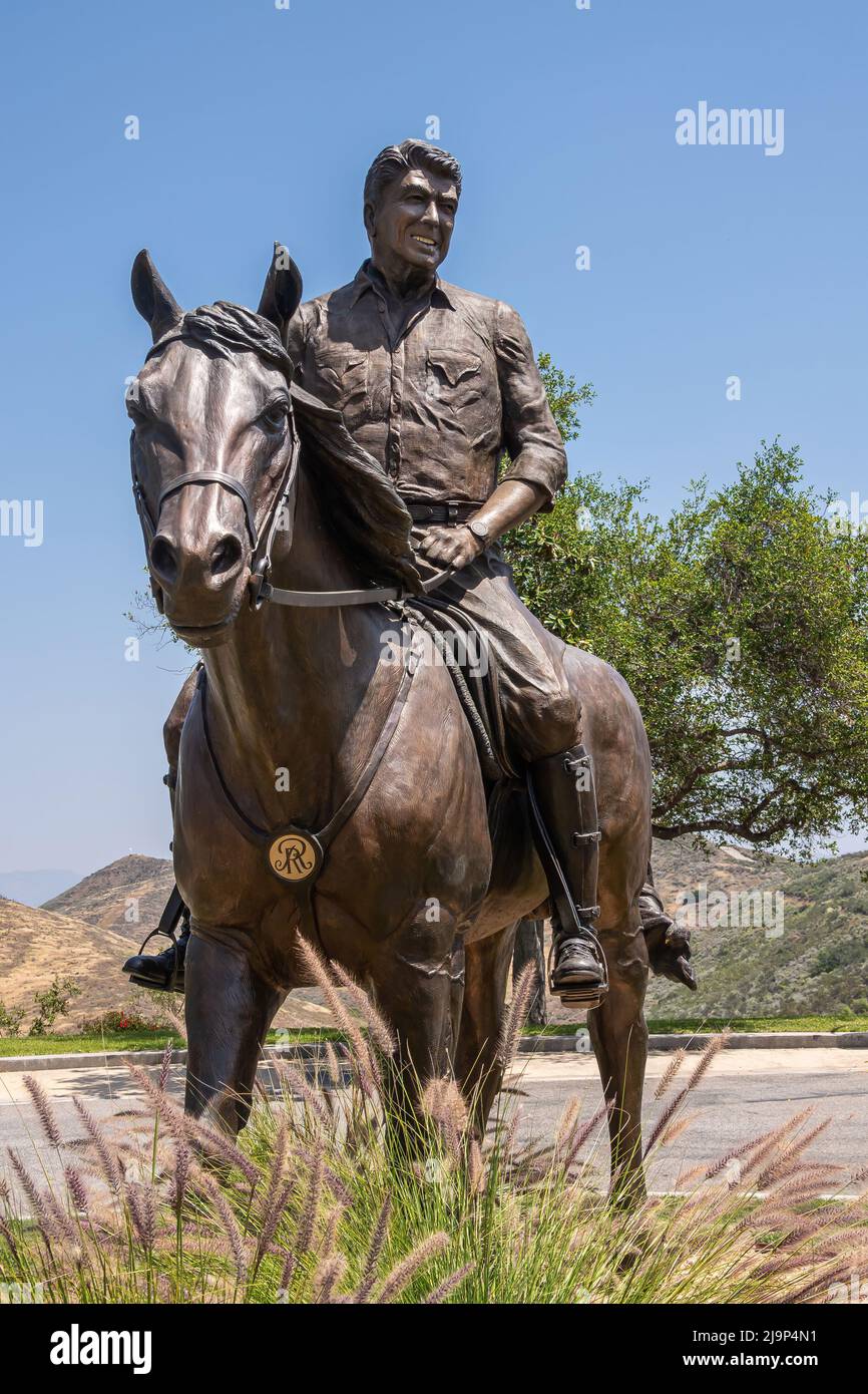 Simi Valley, California, USA - April 27, 2022: Ronald Reagan ...