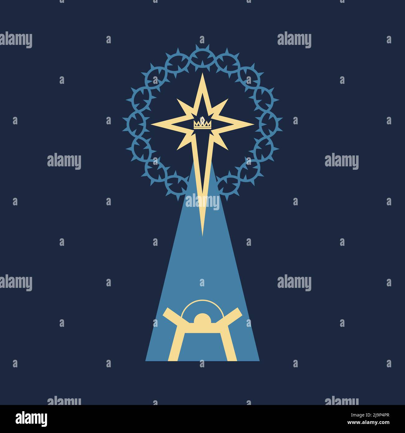 Religious Christmas Star Clipart