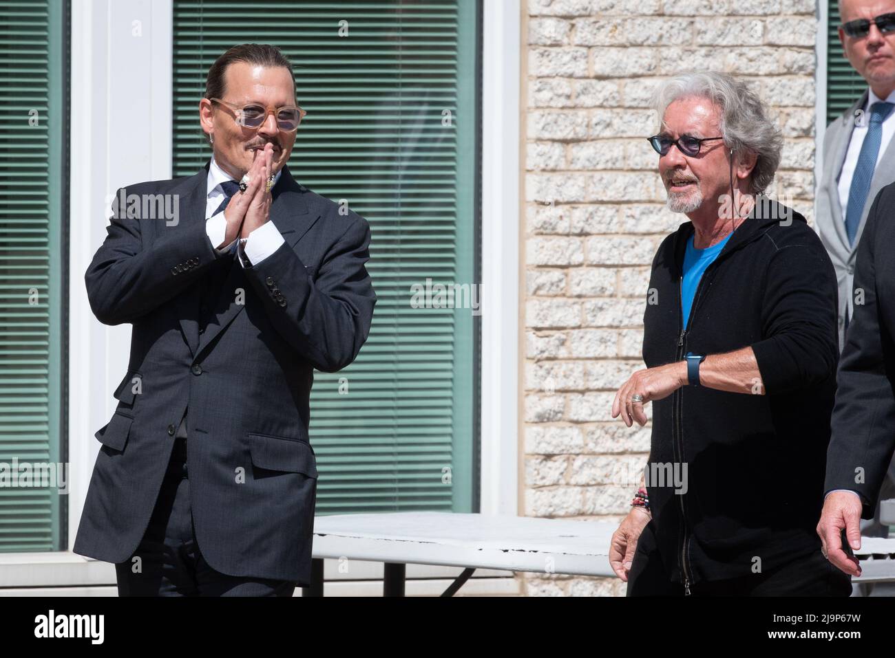 Celebrity therapist Beechy Colclough, 73, walks with Johnny Depp during ...