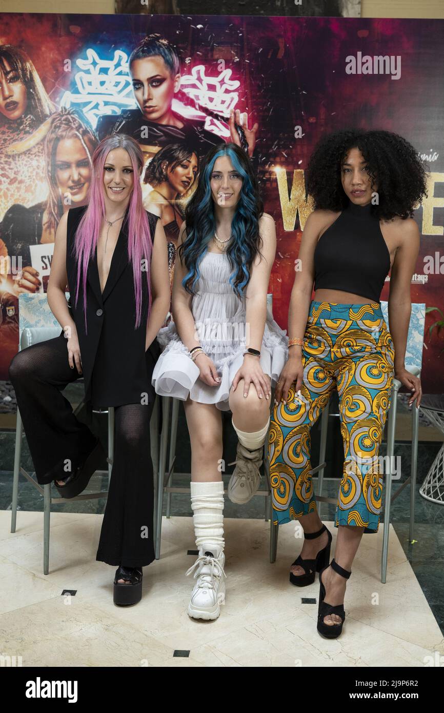Sweet California group during a portrait in Madrid, Spain Featuring ...