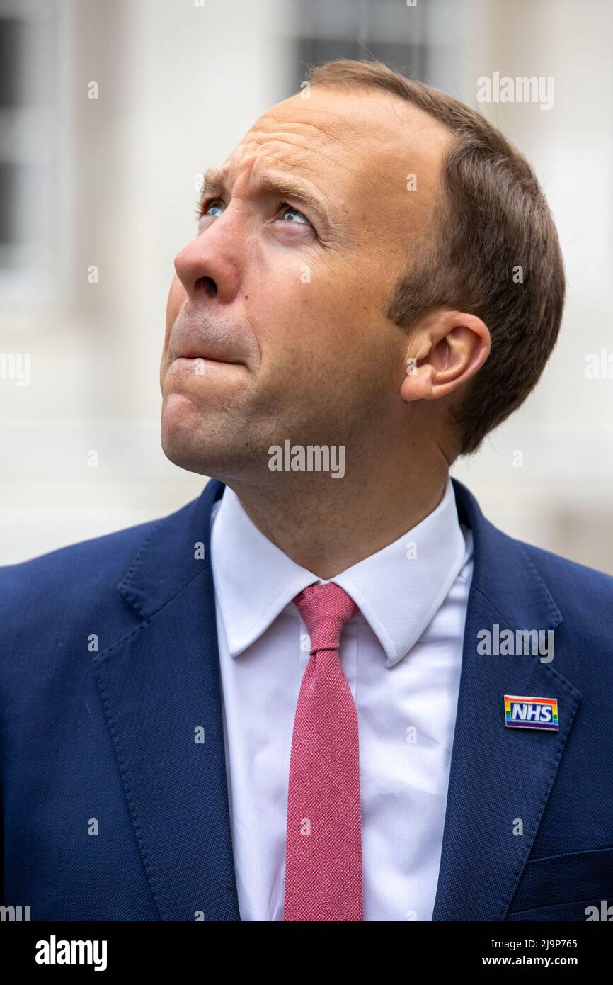 Matt Hancock at the BBC Studios for the Andrew Marr Show Featuring ...