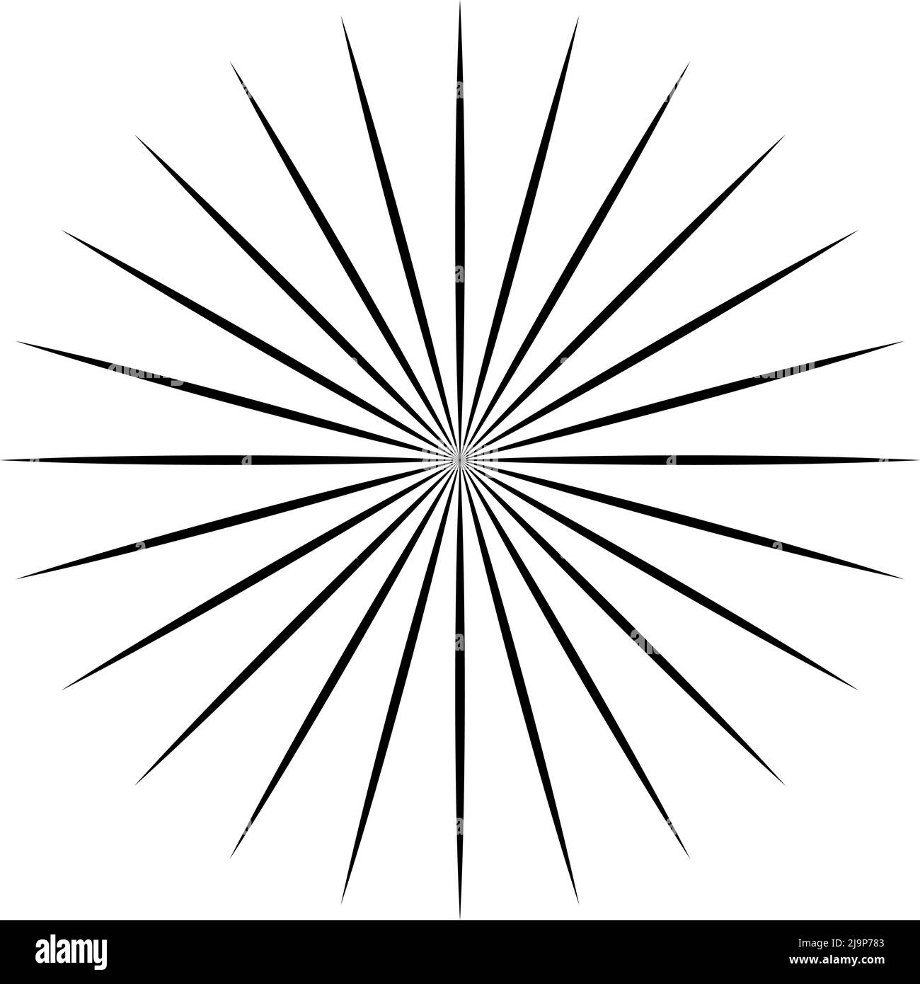 Converging radial, circular lines element. Stock vector illustration ...