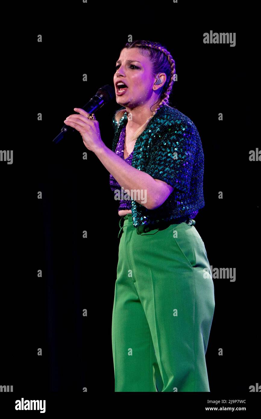 Italian singer Emma Marrone performs live at Arena di Verona Featuring ...