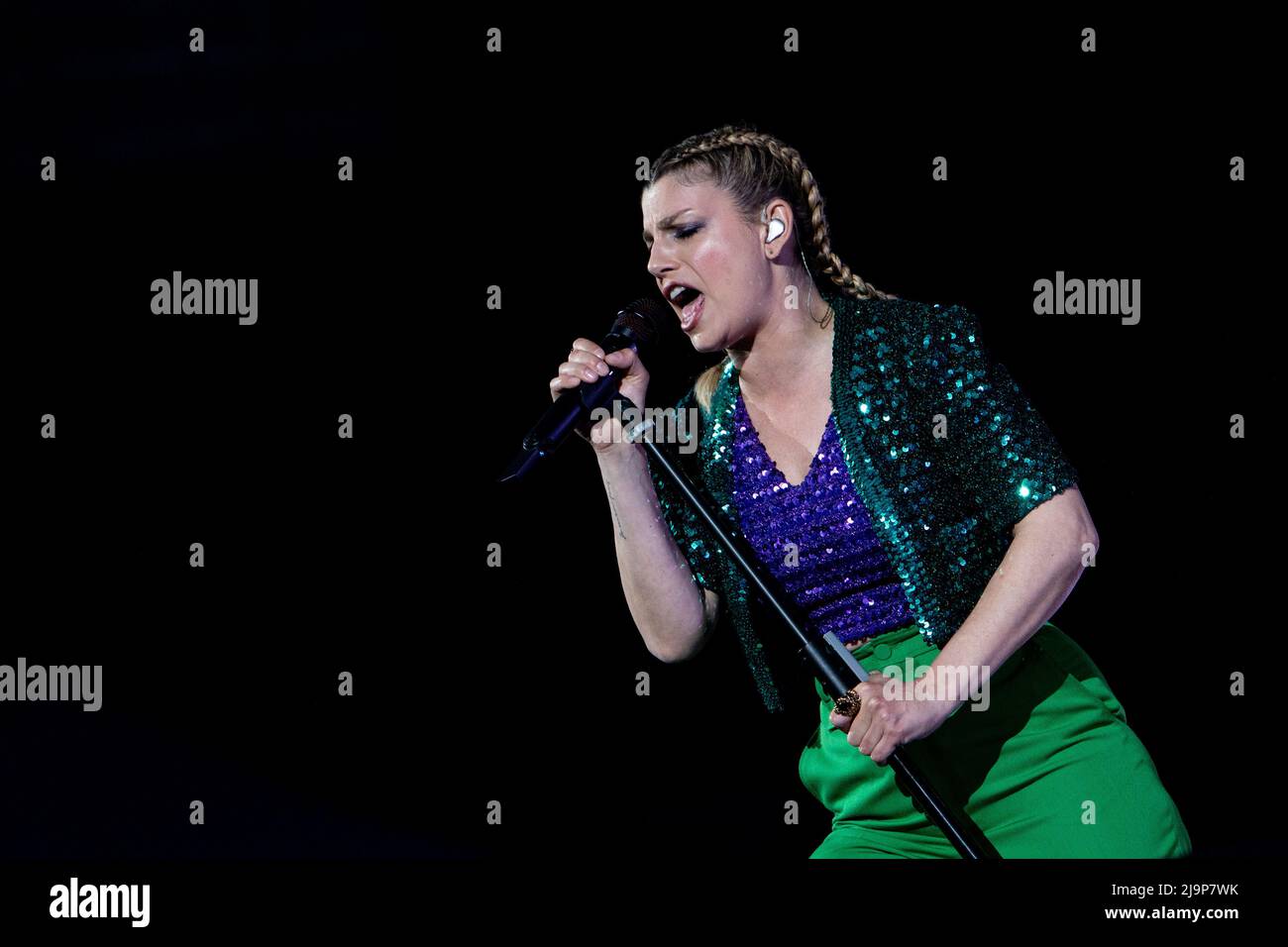 Italian singer Emma Marrone performs live at Arena di Verona Featuring ...