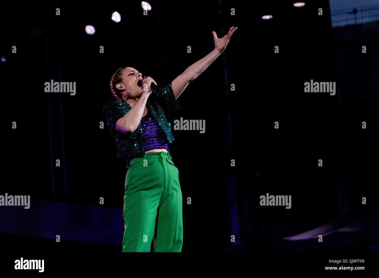 Italian singer Emma Marrone performs live at Arena di Verona Featuring ...