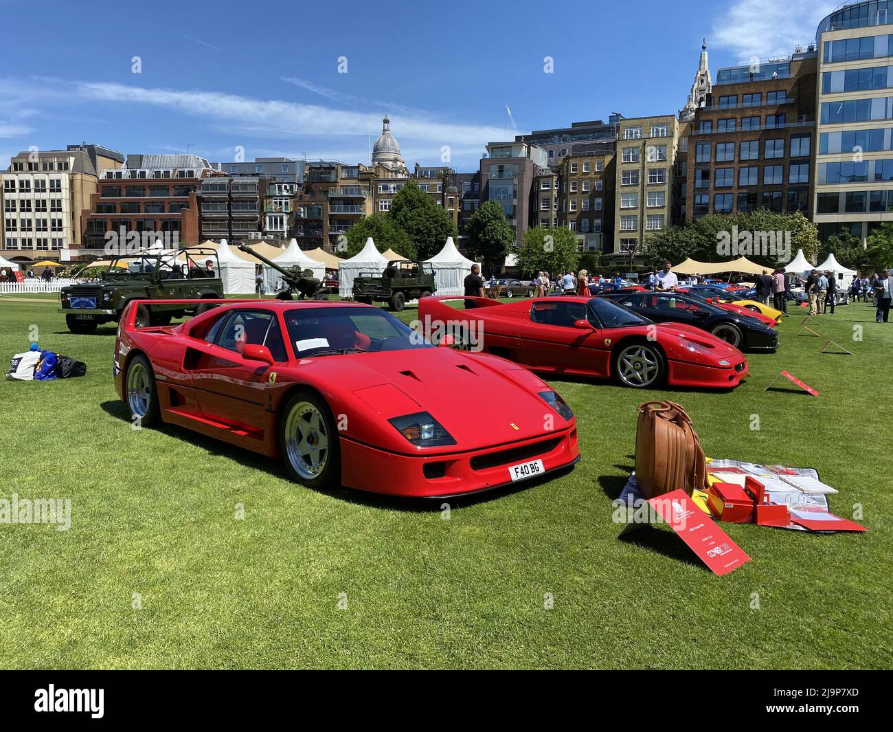 PICTURED: Ferrari F40 & Ferrari F50 2021 London Concours held at the ...