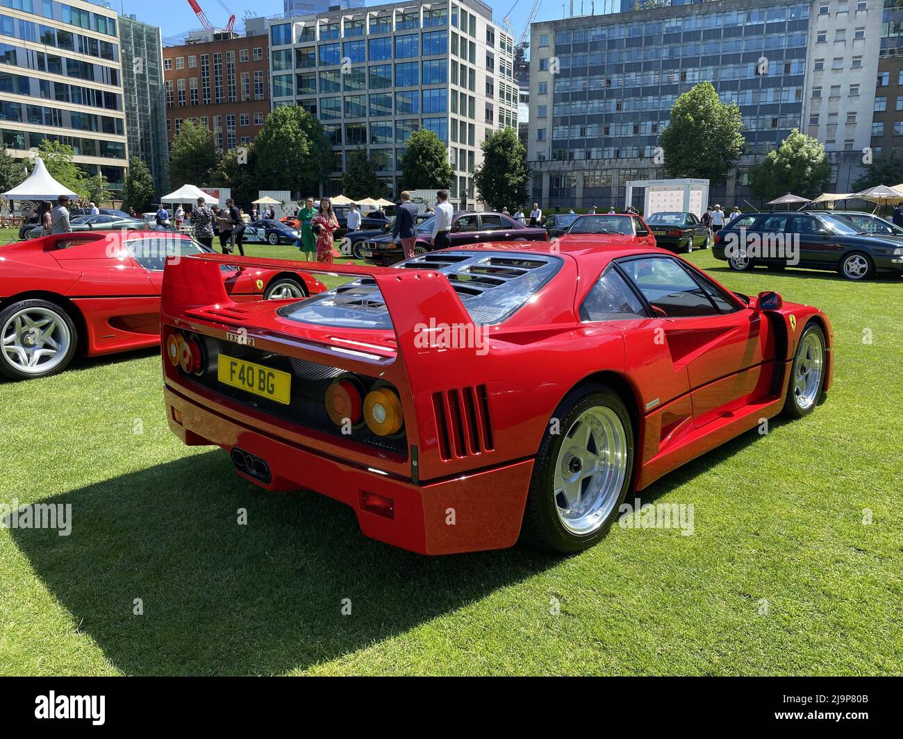 PICTURED: 1991 Ferrari F40 2021 London Concours held at the Honourable ...