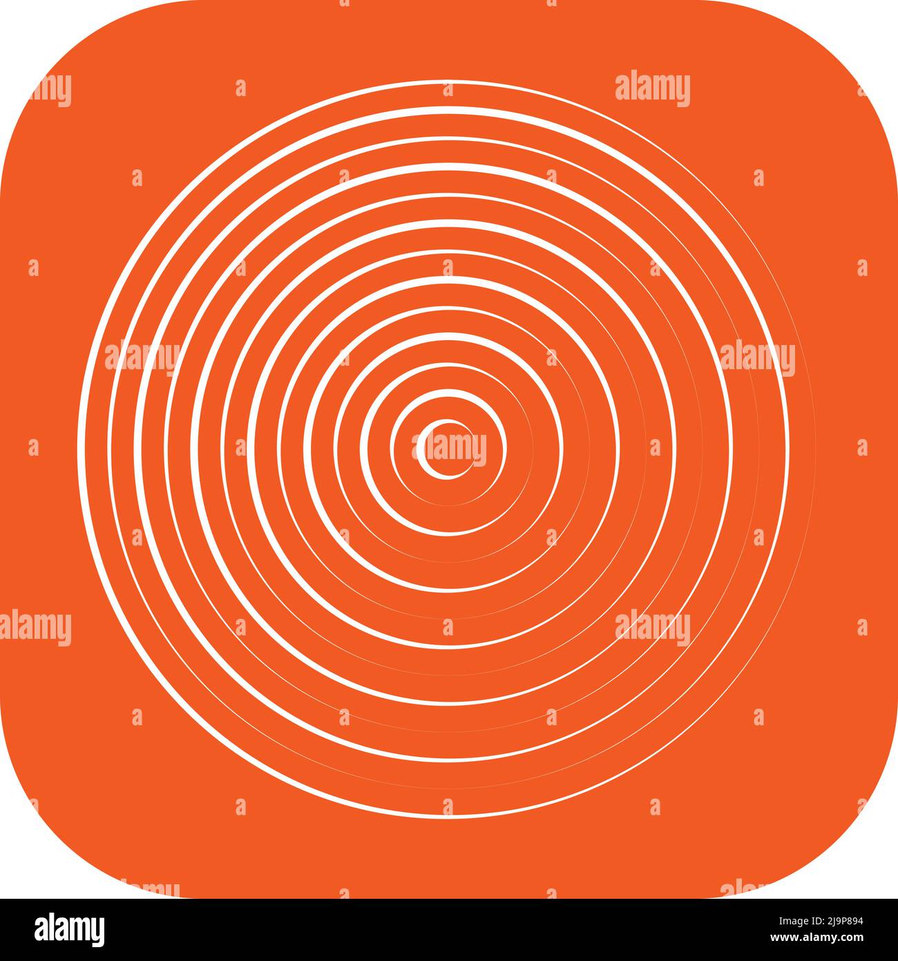 Converging radial, circular lines element. Stock vector illustration ...