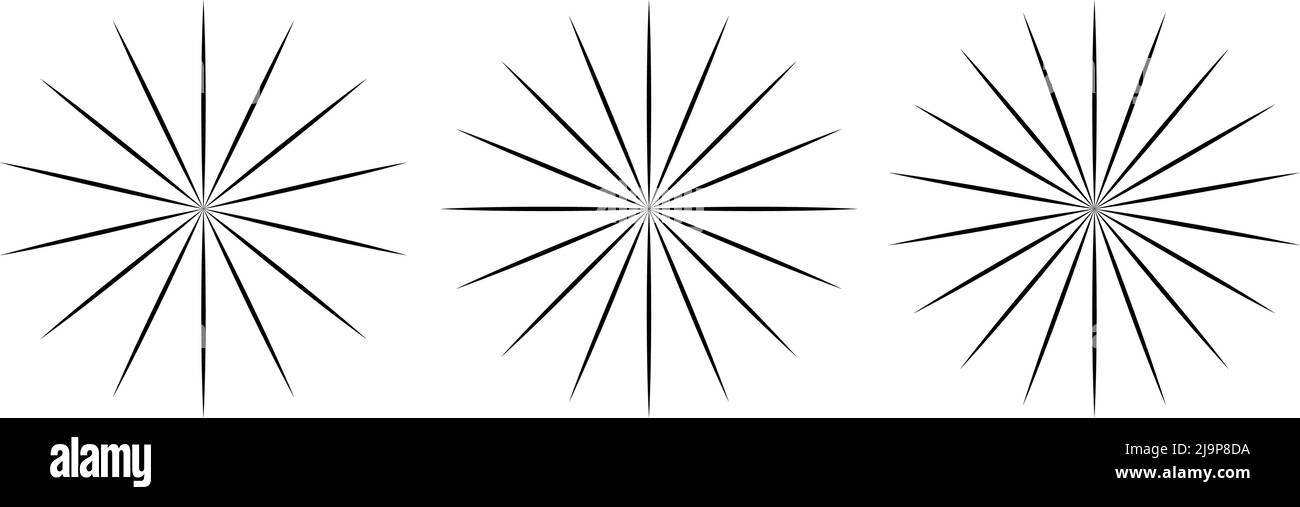 Converging radial, circular lines element. Stock vector illustration ...