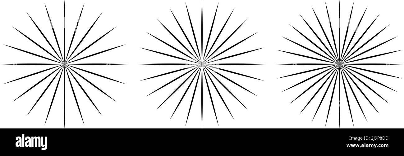 Converging radial, circular lines element. Stock vector illustration ...