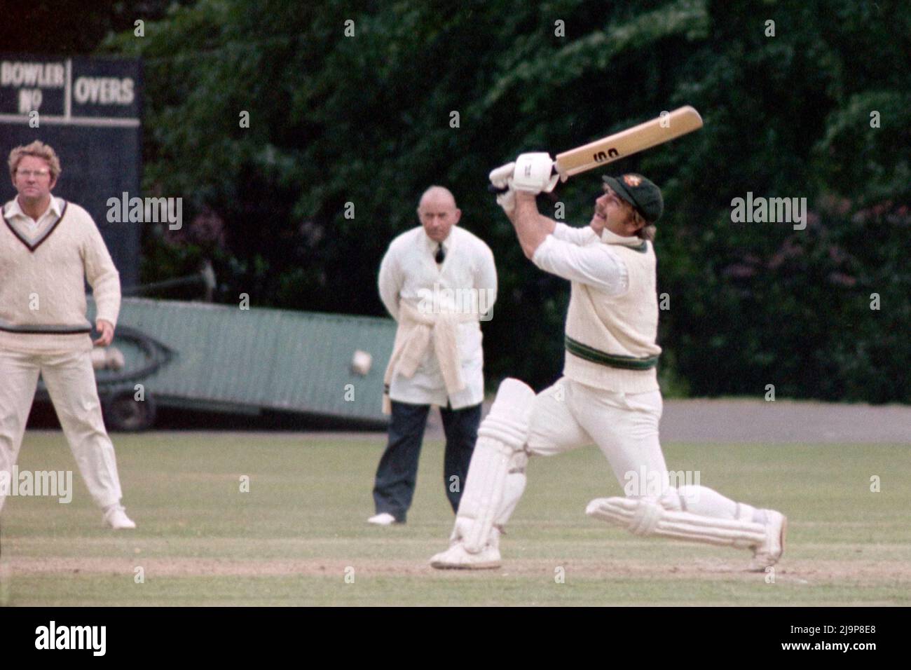 Rodney Marsh (Aus) batting, Derbyshire vs. Australians, Queens Park ...
