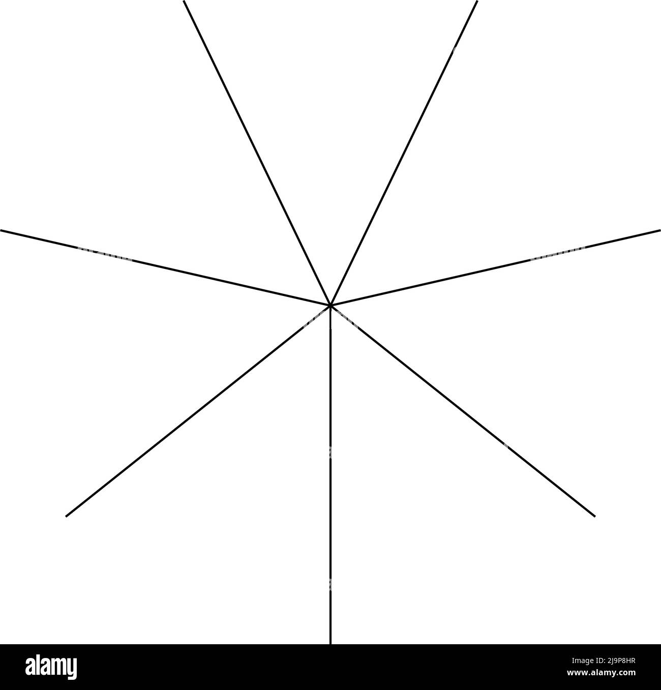Converging radial, circular lines element. Stock vector illustration ...