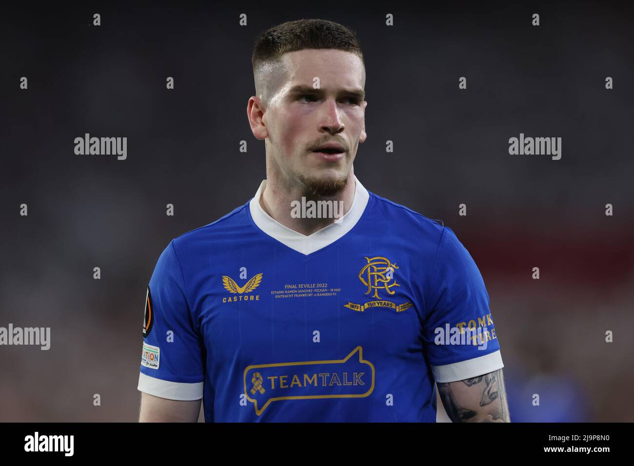 Sevilla, Spain, 18th May 2022. Ryan Kent of Rangers looks on during the ...