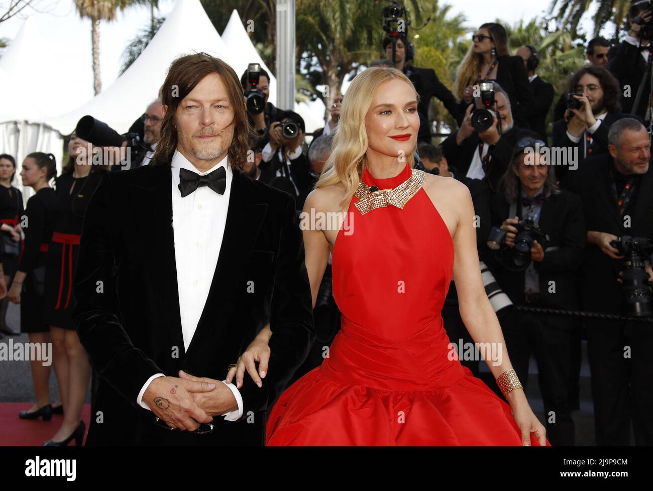 Diane Kruger, Norman Reedus attend the 75th Anniversary celebration ...