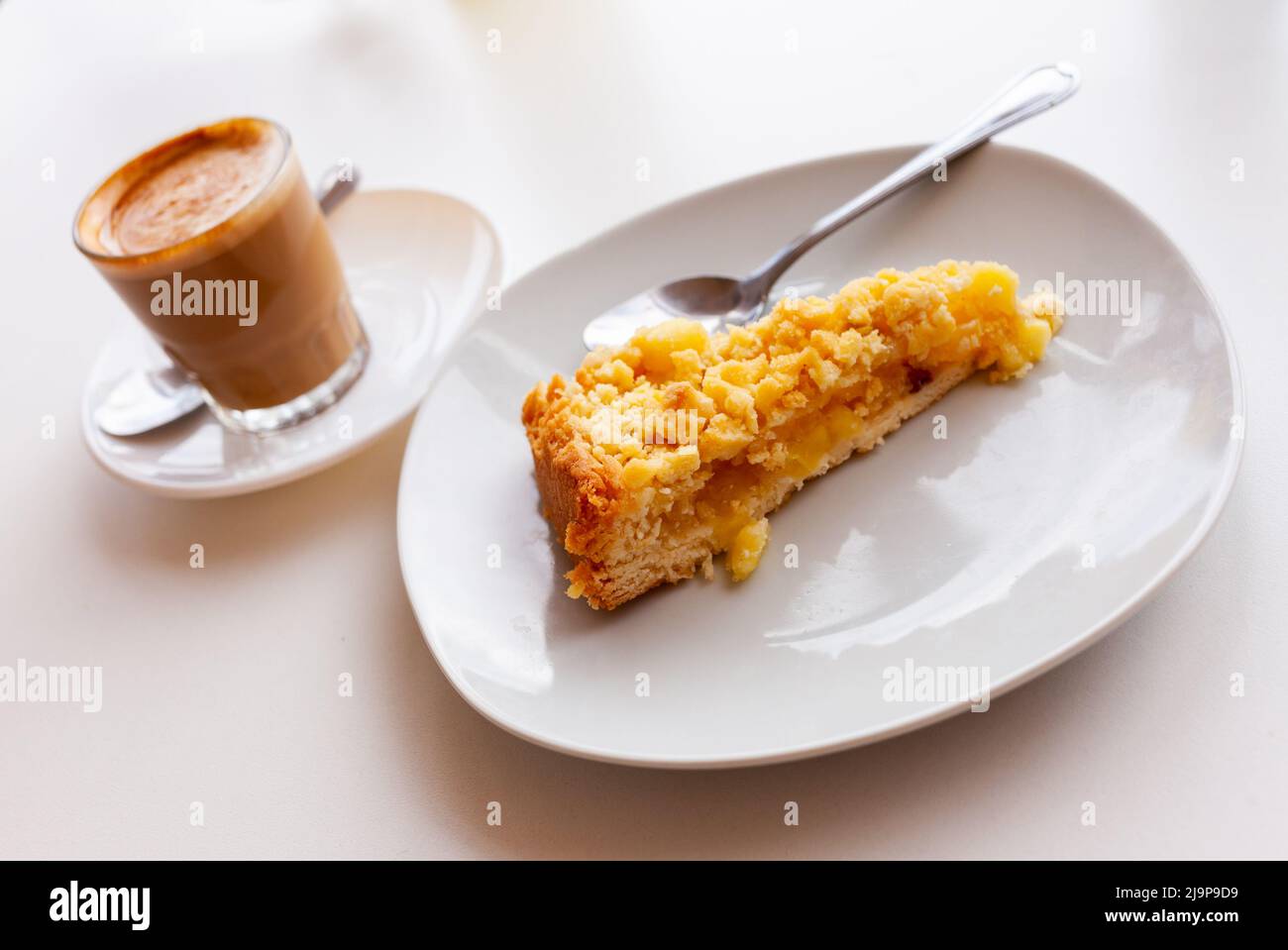 Traditional dessert of European cuisine is apple pie Stock Photo - Alamy