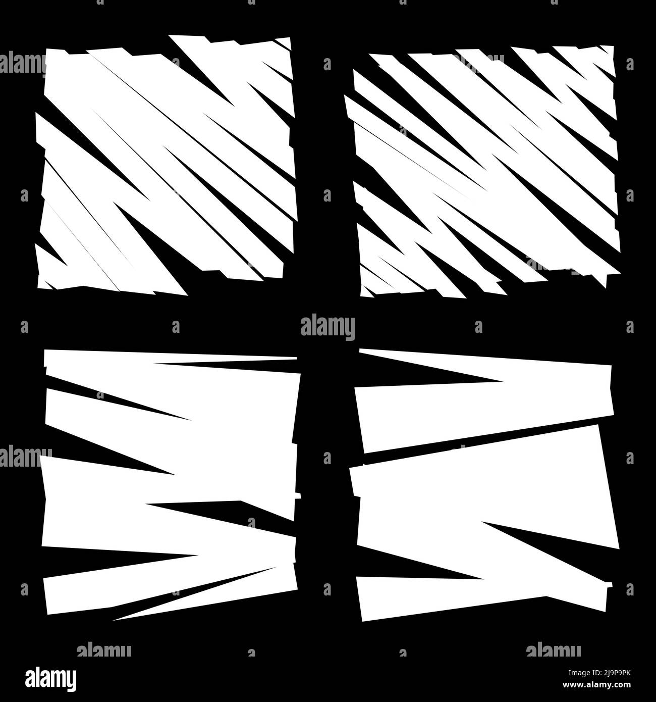 Slit, slash, fracture texture effect element. Stock vector illustration ...