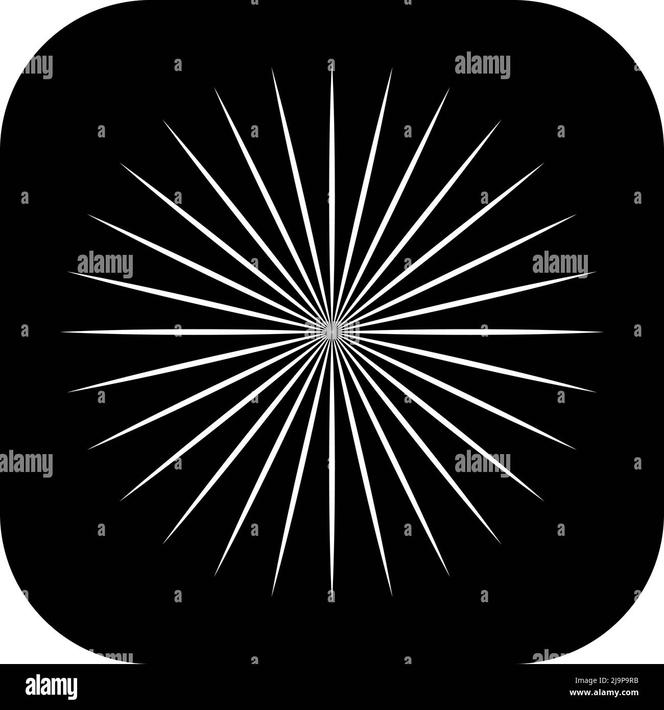 Converging radial, circular lines element. Stock vector illustration ...