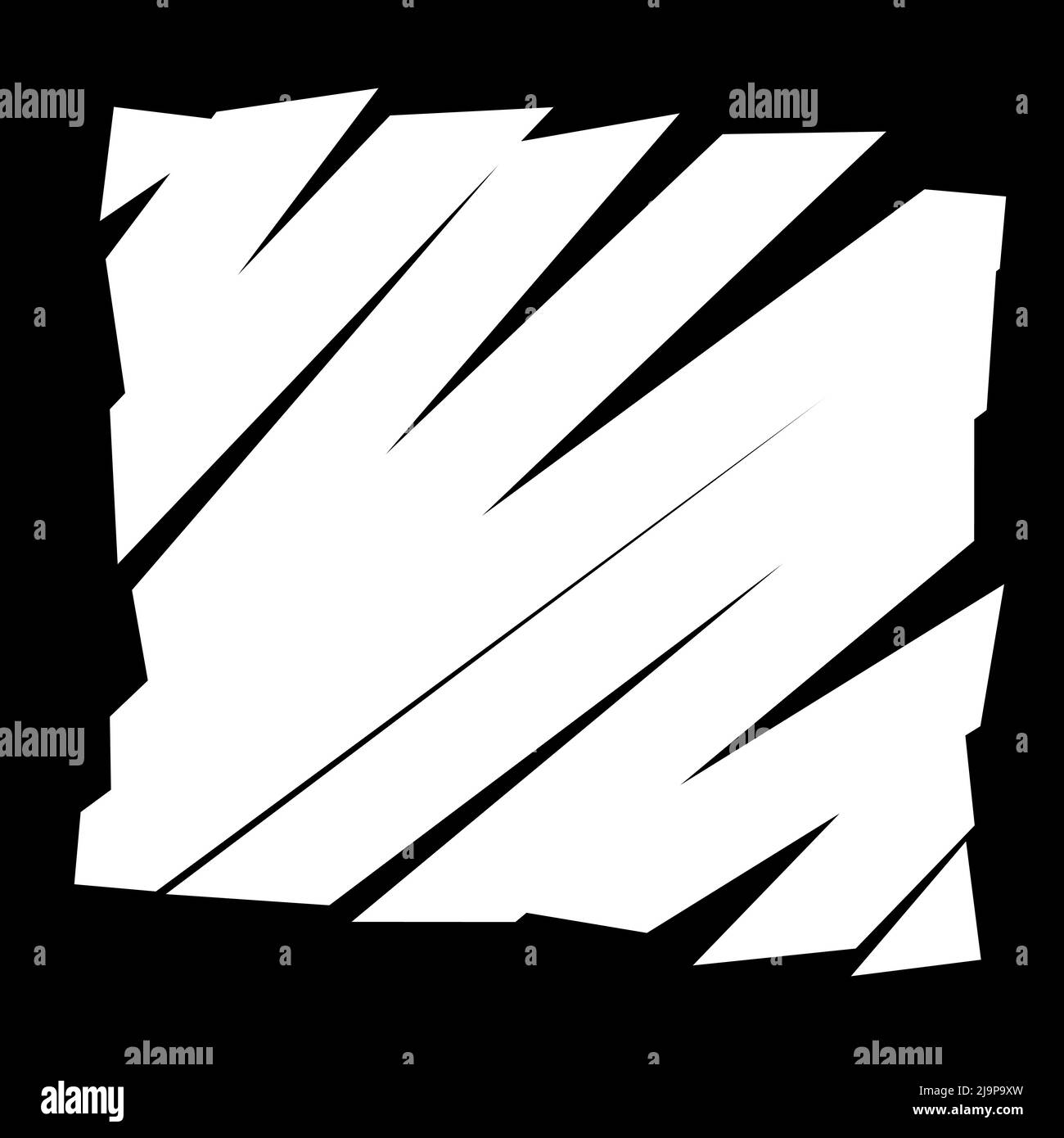 Slit, slash, fracture texture effect element. Stock vector illustration ...