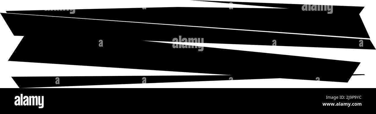 Slit, slash, fracture texture effect element. Stock vector illustration ...