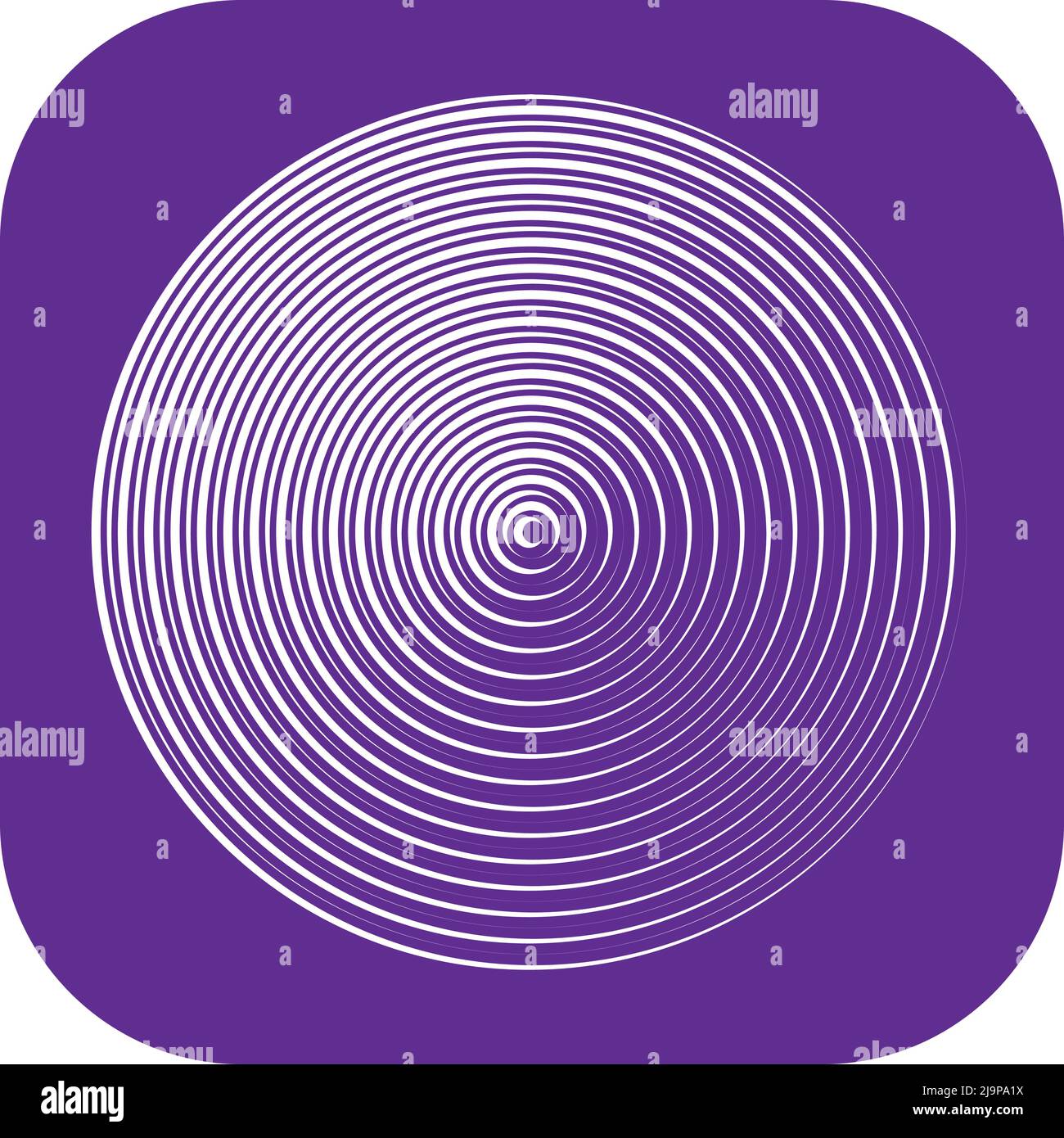 Converging radial, circular lines element. Stock vector illustration ...