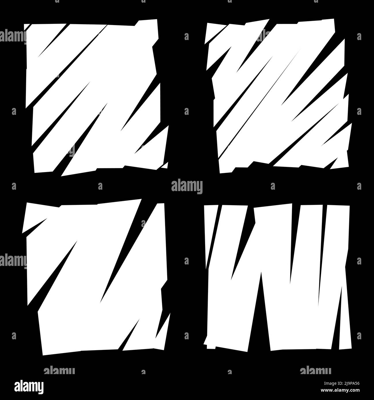 Slit, slash, fracture texture effect element. Stock vector illustration ...