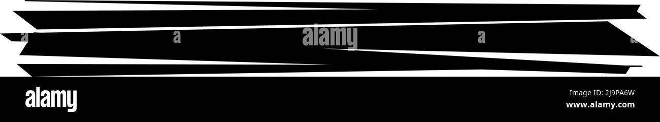 Slit, slash, fracture texture effect element. Stock vector illustration ...