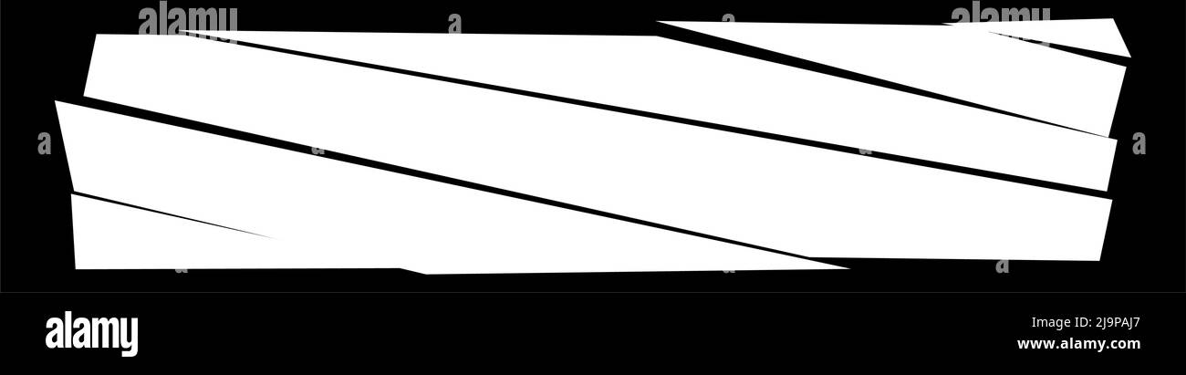 Slit, slash, fracture texture effect element. Stock vector illustration ...