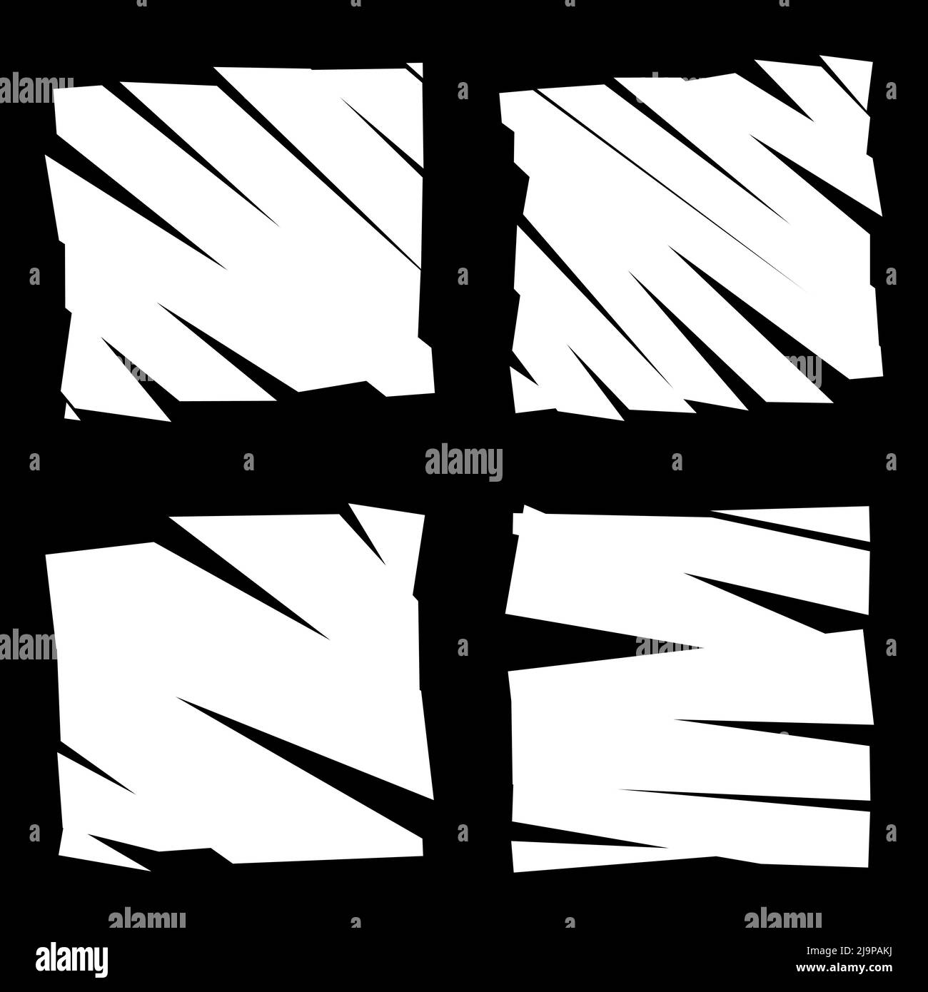 Slit, slash, fracture texture effect element. Stock vector illustration ...
