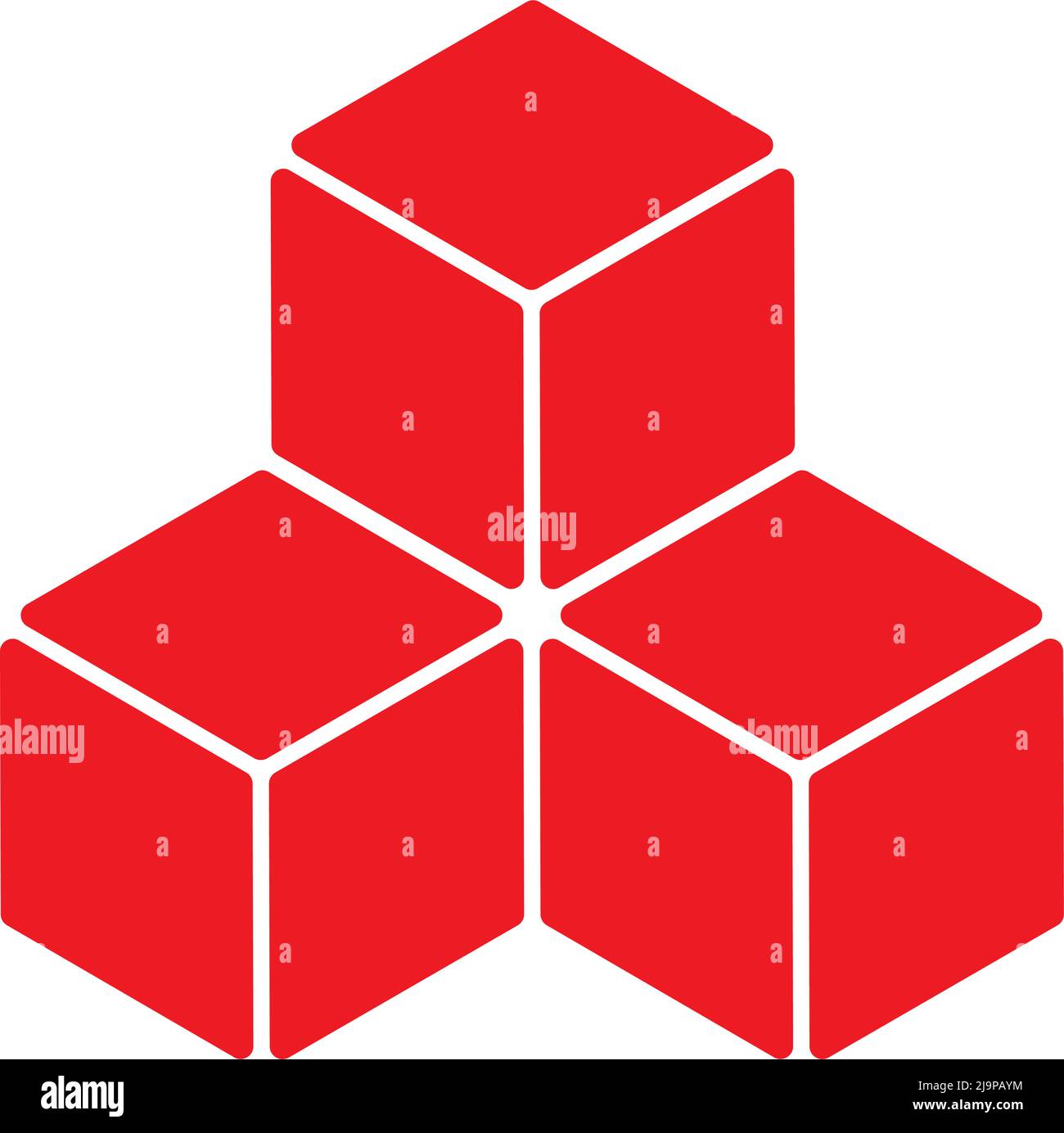 Cubist structure Stock Vector Images - Alamy